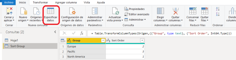 Cómo ordenar de forma personalizada las columnas de un objeto visual ...